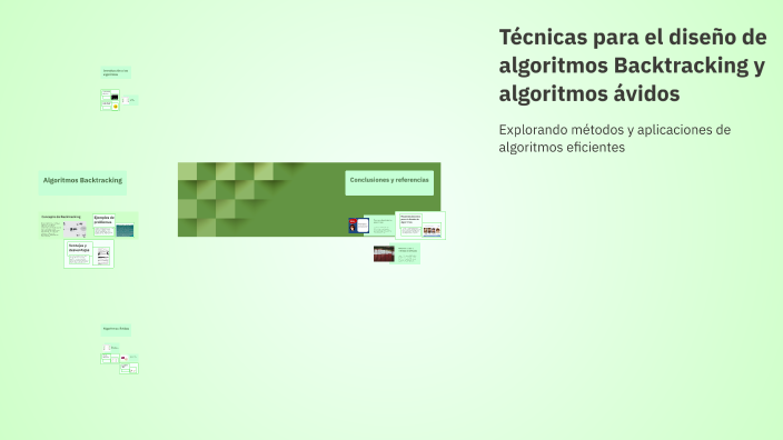 Técnicas para el diseño de algoritmos Backtracking y algoritmos ávidos by JORGE MTZ on Prezi