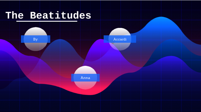 beatitudes by anna accardi