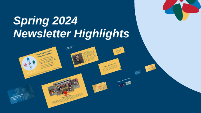 Spring 2024 Newsletter Highlights by The Cancer Foundation on Prezi