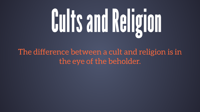 Cults and Religion by Philip Smith on Prezi