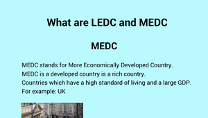 What are LEDC and MEDC by Barbara Yuen on Prezi Design