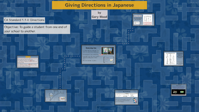 Giving Directions in Japanese by Gary Wood on Prezi