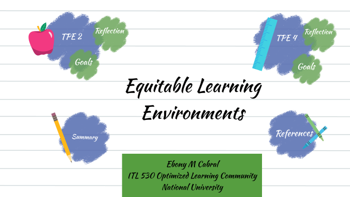 ITL 530 Equitable learning Environment by Ebony Cabral on Prezi