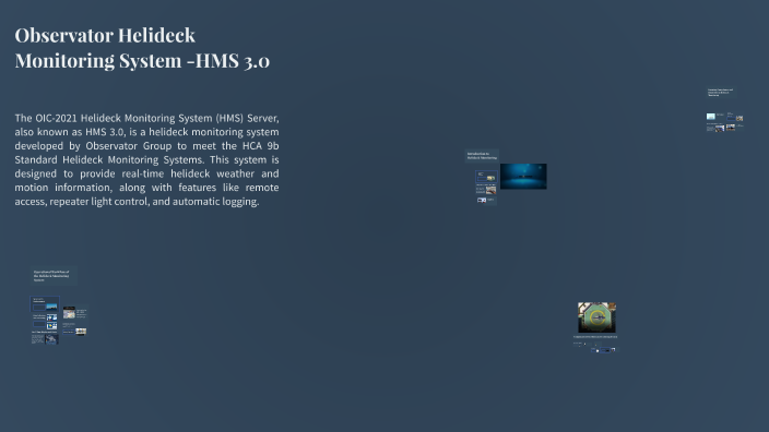 Understanding the Observator Helideck Monitoring System by Ioana Petcu ...