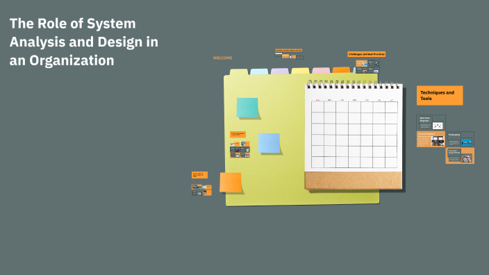 The Role of System Analysis and Design in an Organization by john doe ...