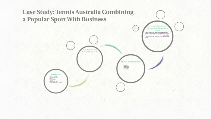 Case Study: Tennis Australia Combining a Popular Sport With by Jordan ...