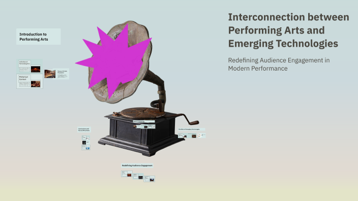 Interconnection between Performing Arts and Emerging Technologies by ...