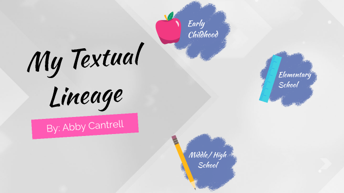 Textual Lineage by Abby Cantrell on Prezi