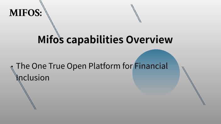 Mifos Presentation by Magicreach Technology Private Limited on Prezi