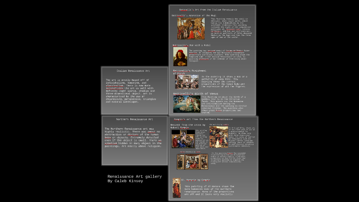 Renaissance Art gallery by Caleb Kinsey on Prezi