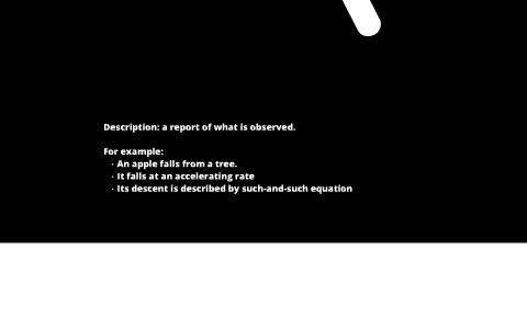 Description vs. Explanation in the Explanatory Scientific Method by ...
