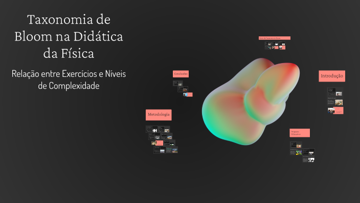Taxonomia de Bloom na Didática da Física by Sara Silva on Prezi
