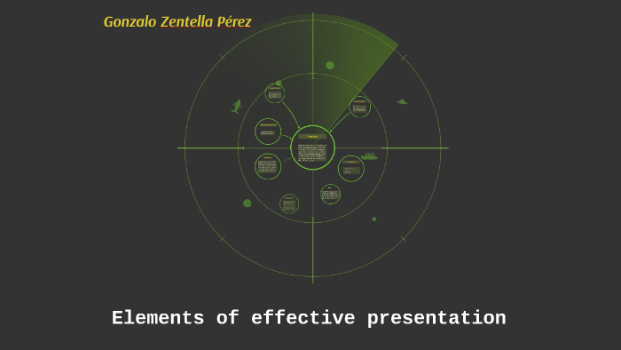 Elements of effective presentation by Gonzalo Zentella on Prezi