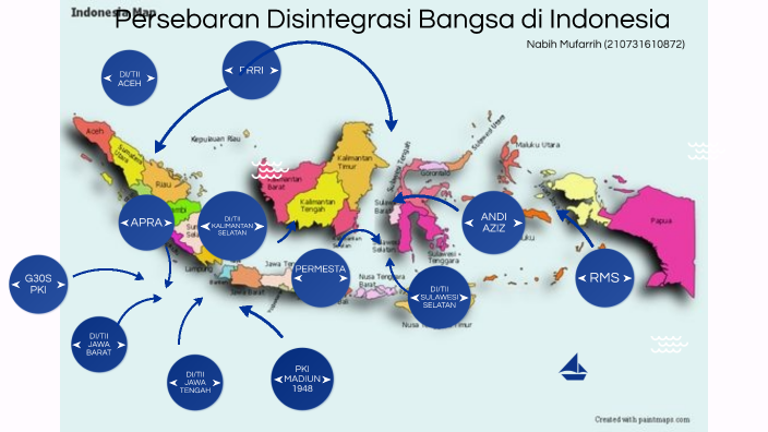 Persebaran disintegrasi bangsa di Indonesia by NABIH MUFARRIH on Prezi