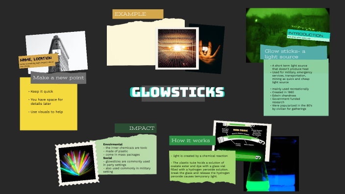 GLOW STICKS by Ariela del-Cid on Prezi