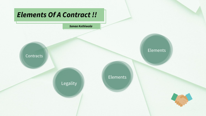 Elements Of A Contract by Kara Kings on Prezi