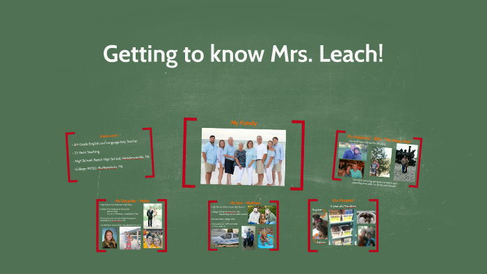 Getting to know Mrs. Leach! by Haley Leach on Prezi