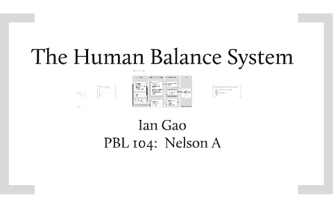 The Human Balance System by Ian Gao on Prezi
