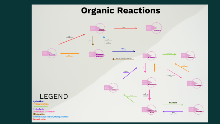 Organic Reactions Flow Chart by Nina Monticciolo on Prezi