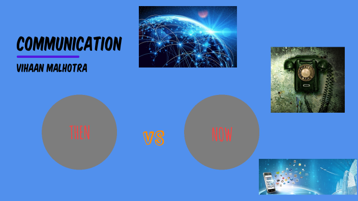 Communication (Then and Now) by Vihaan Malhotra on Prezi