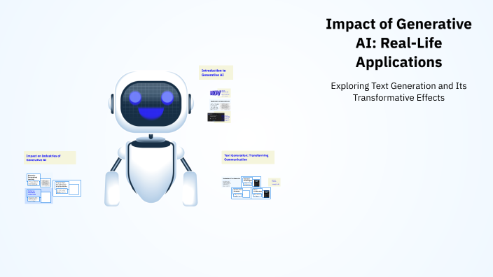 Impact of Generative AI: Real-Life Applications by Anshul Gupta on Prezi