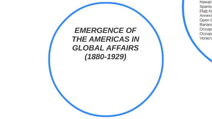EMERGENCE OF THE AMERICAS IN GLOBAL AFFAIRS by Blake Swanson on Prezi