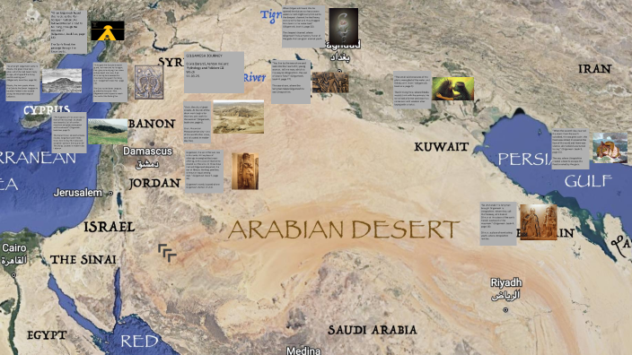 Gilgamesh Journey Map by olivia berardi on Prezi
