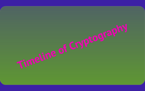 Timeline of Cryptography by Simi Pahal