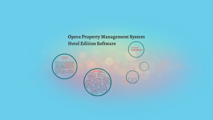 Opera Property Management System Hotel Edition Software by JJ Anika on ...