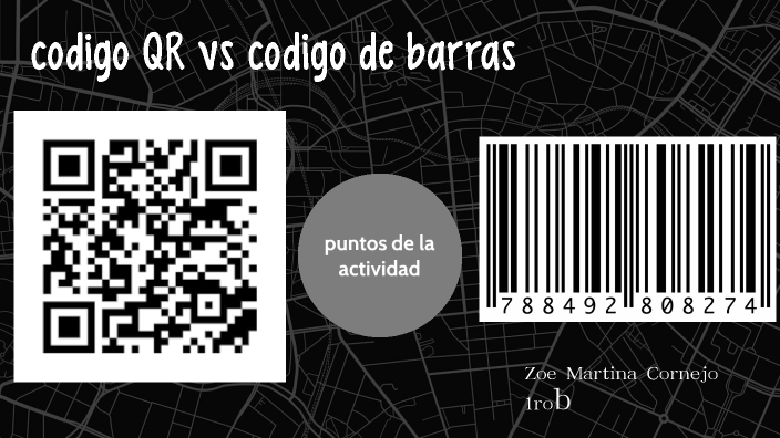 codigo QR vs codigo de barras by ZOE MARTINA CORNEJO on Prezi