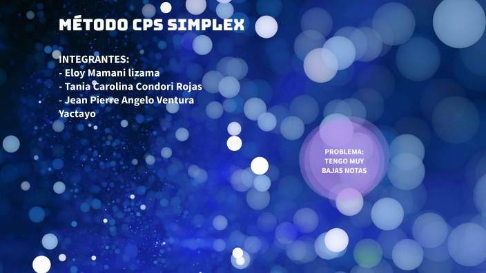 Método cps simplex by Jean VY on Prezi