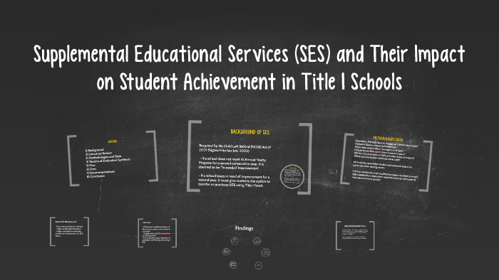Supplemental Educational Services (SES) and Their Impact on by Eamon ...