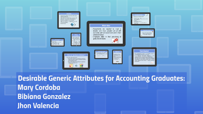 Desirable Generic Attributes for Accounting Graduates by on Prezi
