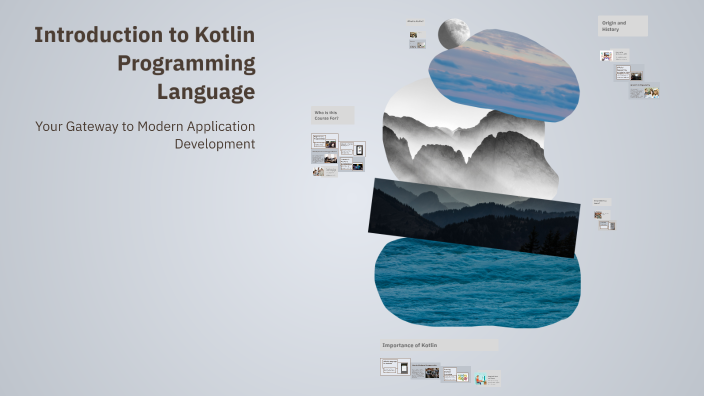 Introduction to Kotlin Programming Language by Bahman Rashidi on Prezi