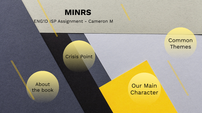 MINRS - ENG1D ISP by Cameron Mark on Prezi