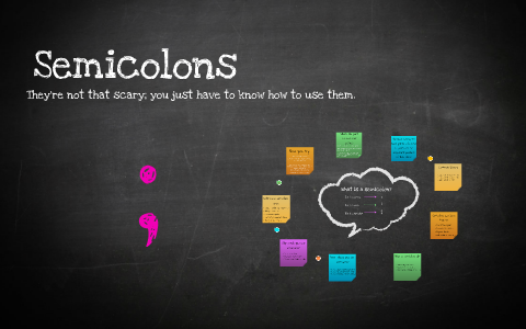 Grammar Mini-Lesson: Semicolons by Garrett Maier on Prezi