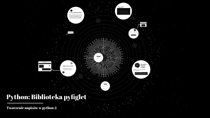 Python: Biblioteka pyfiglet by kuba kubaa on Prezi