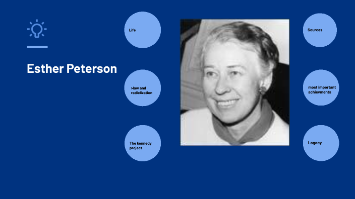 Esther Peterson by Daphne Johnston on Prezi