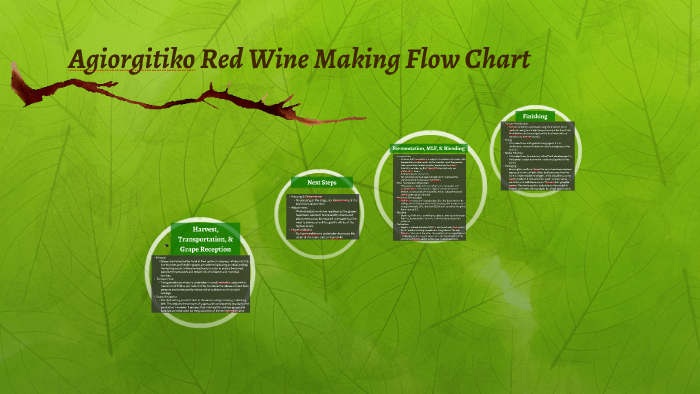 Agiorgitiko Wine Making Flow Chart by Bridgette Adams