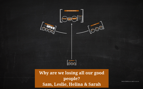 Why are we losing all our good people? by Helina PS on Prezi