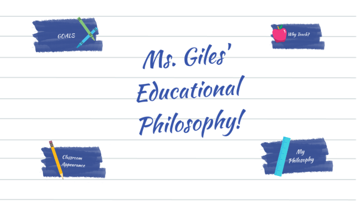 Educational Philosophy Statement by Talina Giles on Prezi