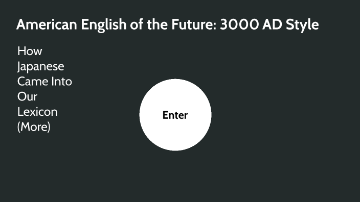 American English of the Future: 3000 AD Style by Efrain Sevilla on Prezi