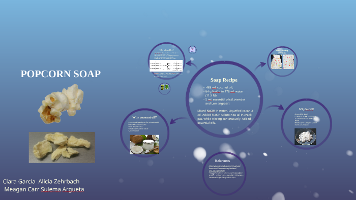 POPCORN SOAP by Ciara Garcia