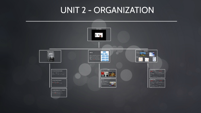 UNIT 2 - ORGANIZATION by on Prezi