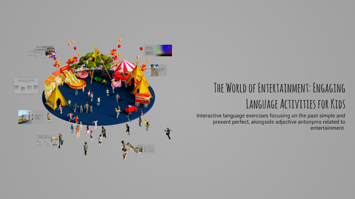 The World of Entertainment: Engaging Language Activities for Kids by ...