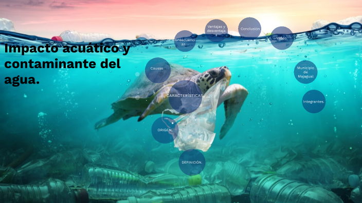 Impacto acuático y contaminante del agua. by Rosalba Mary Maydeth Mejia ...