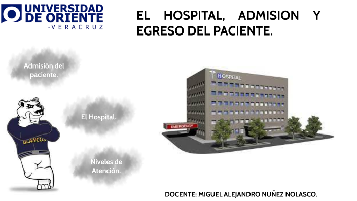 EL HOSPITAL, ADMISION Y EGRESO DEL PACIENTE. by MIGUEL ALEJANDRO NUÑEZ ...