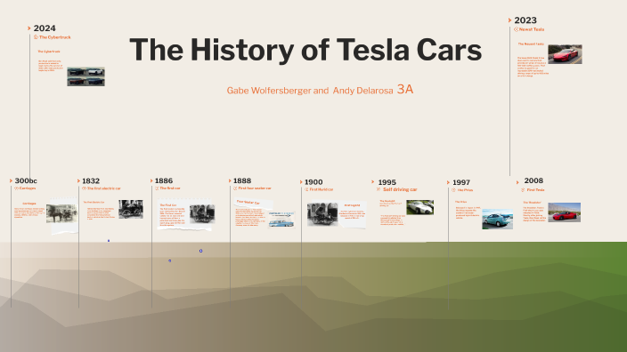 History of Tesla Cars 3A by Gabe Wolfersberger on Prezi