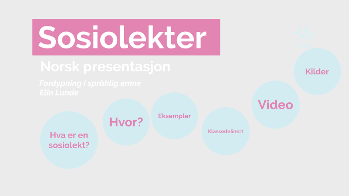 Sosiolekter by Elin Lunde on Prezi