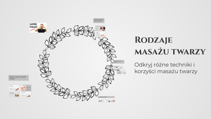 Rodzaje masażu twarzy by Adriana Szarzyńska on Prezi